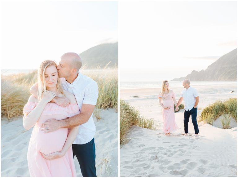 Oregon Coast Beach Maternity Session - karlianddavid.com